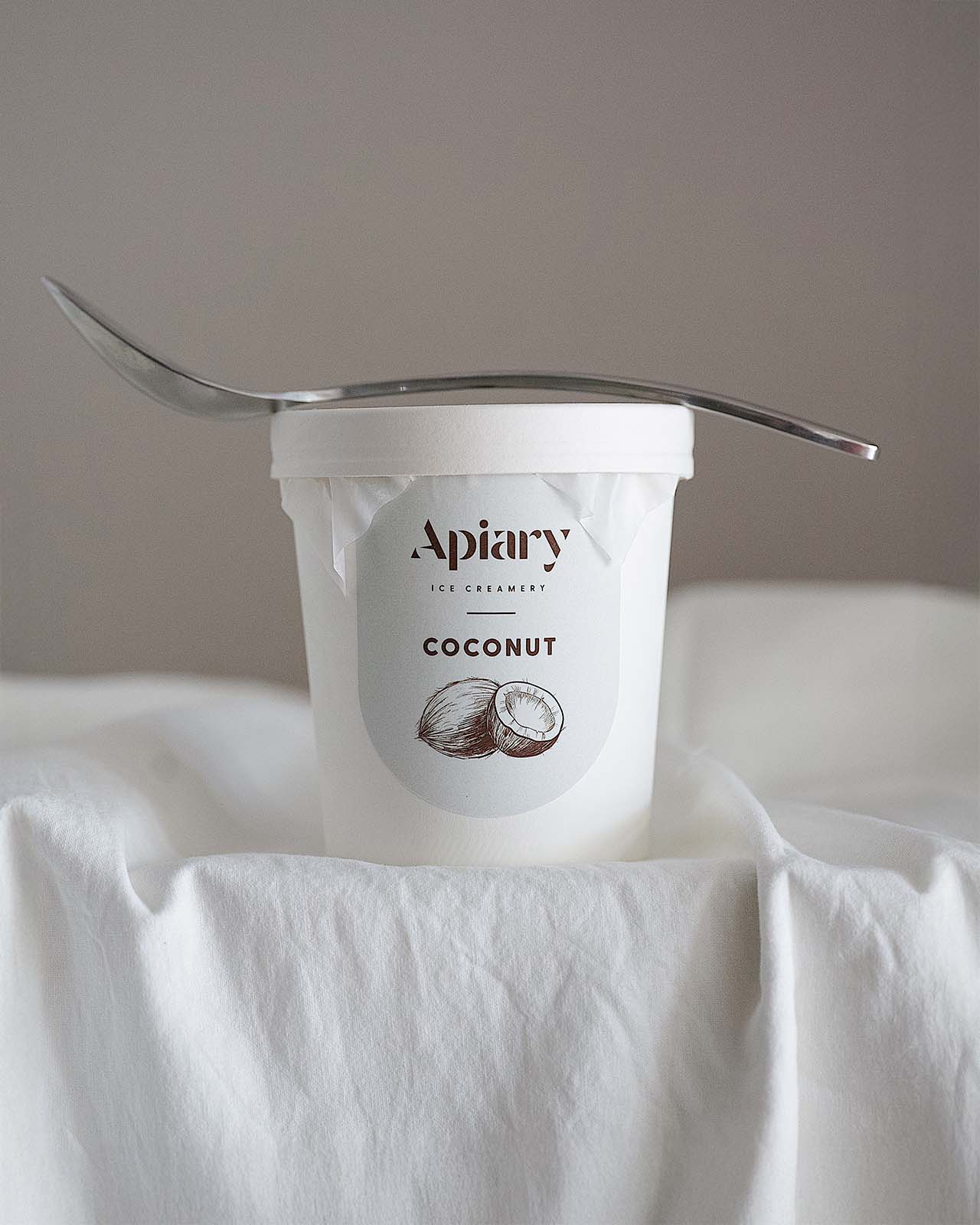 Coconut Ice Cream | Real Coconut | Apiary Singapore