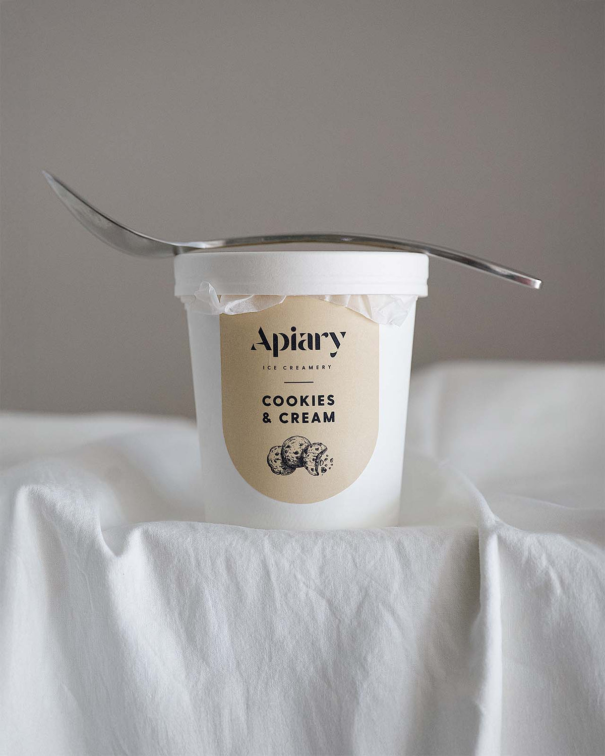 Cookies & Cream Ice Cream | Chocolate Cookies | Apiary Singapore
